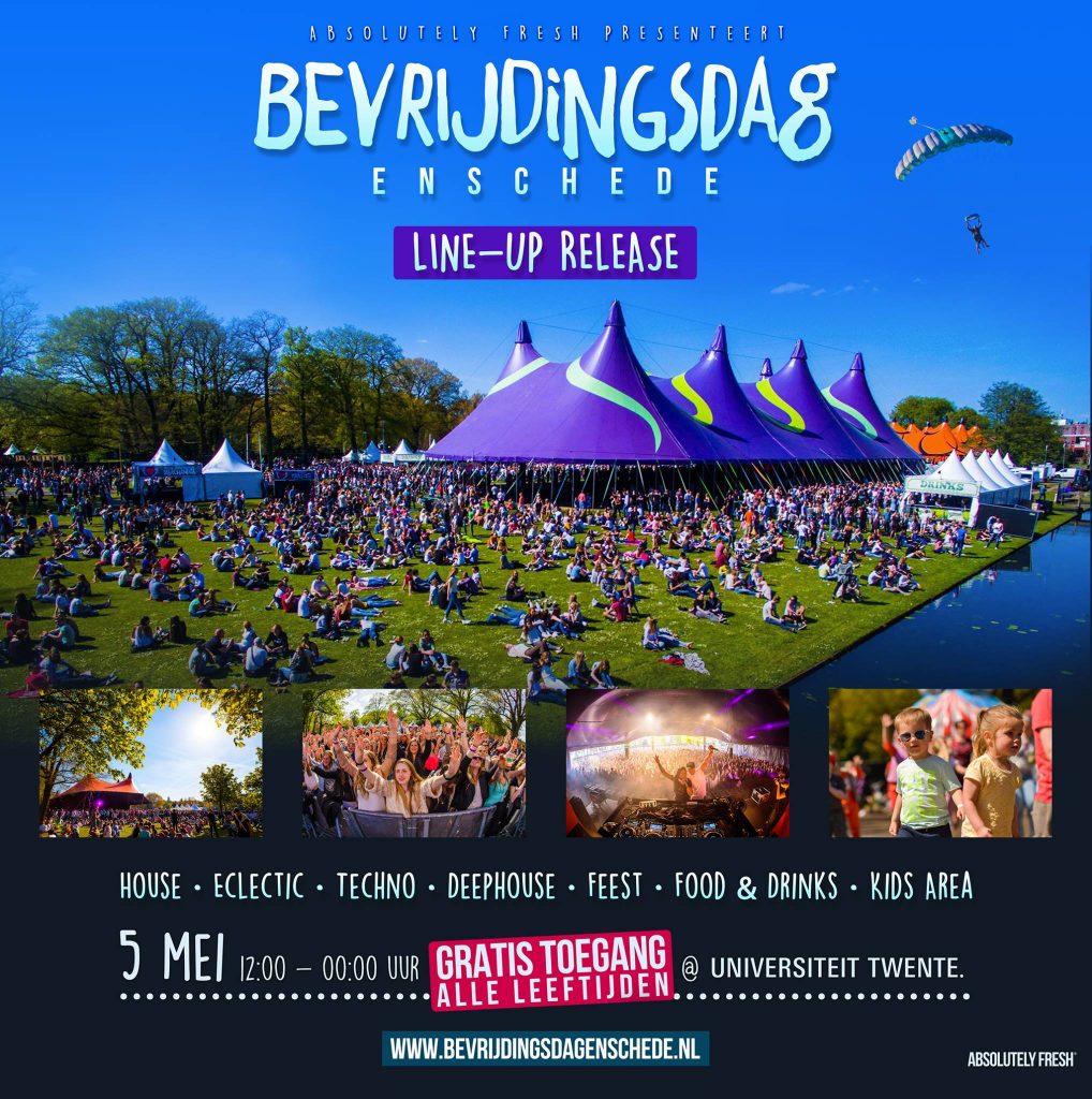 Bevrijdingsdag Enschede | 5 mei 2016, Universiteit Twente in Enschede