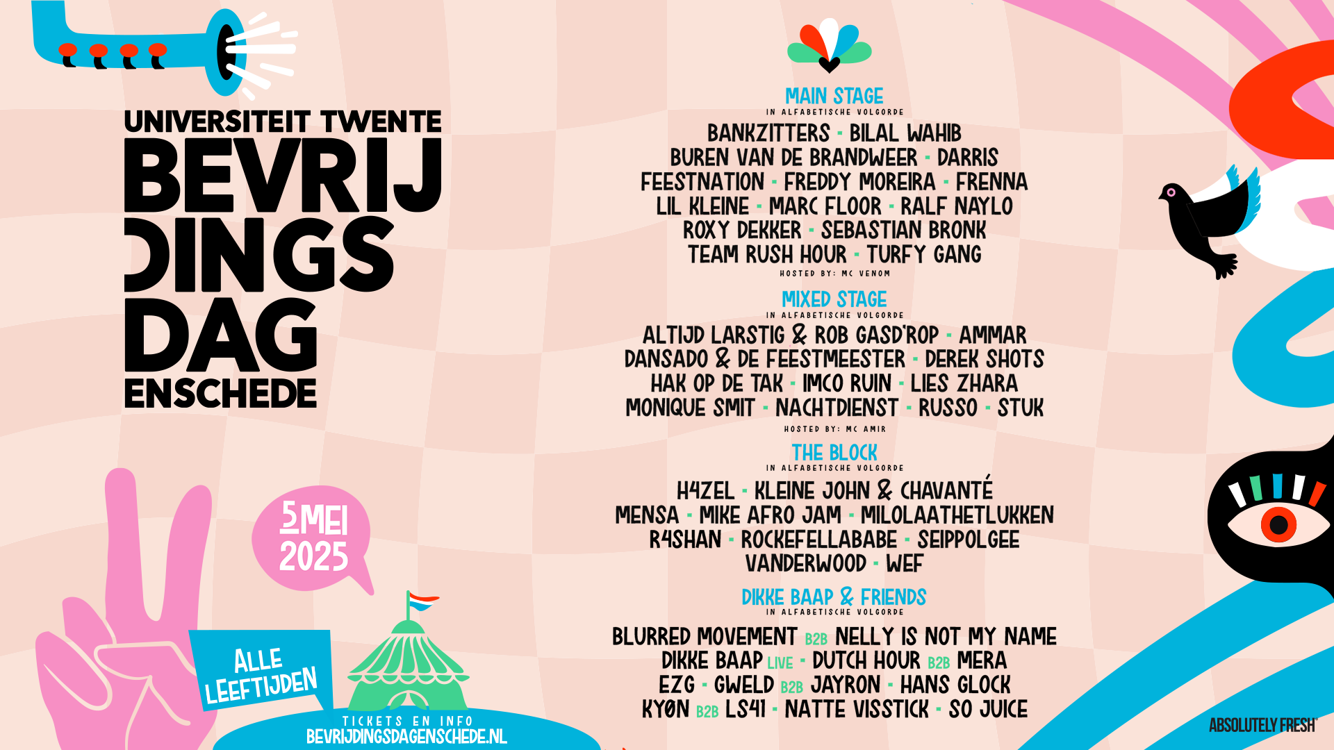 Bevrijdingsdag Enschede | 5 mei 2025, Universiteit Twente in Enschede